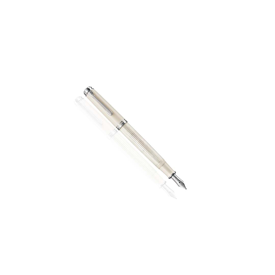 Pelikan Souveran M605 White Transparent Fountain Pens
