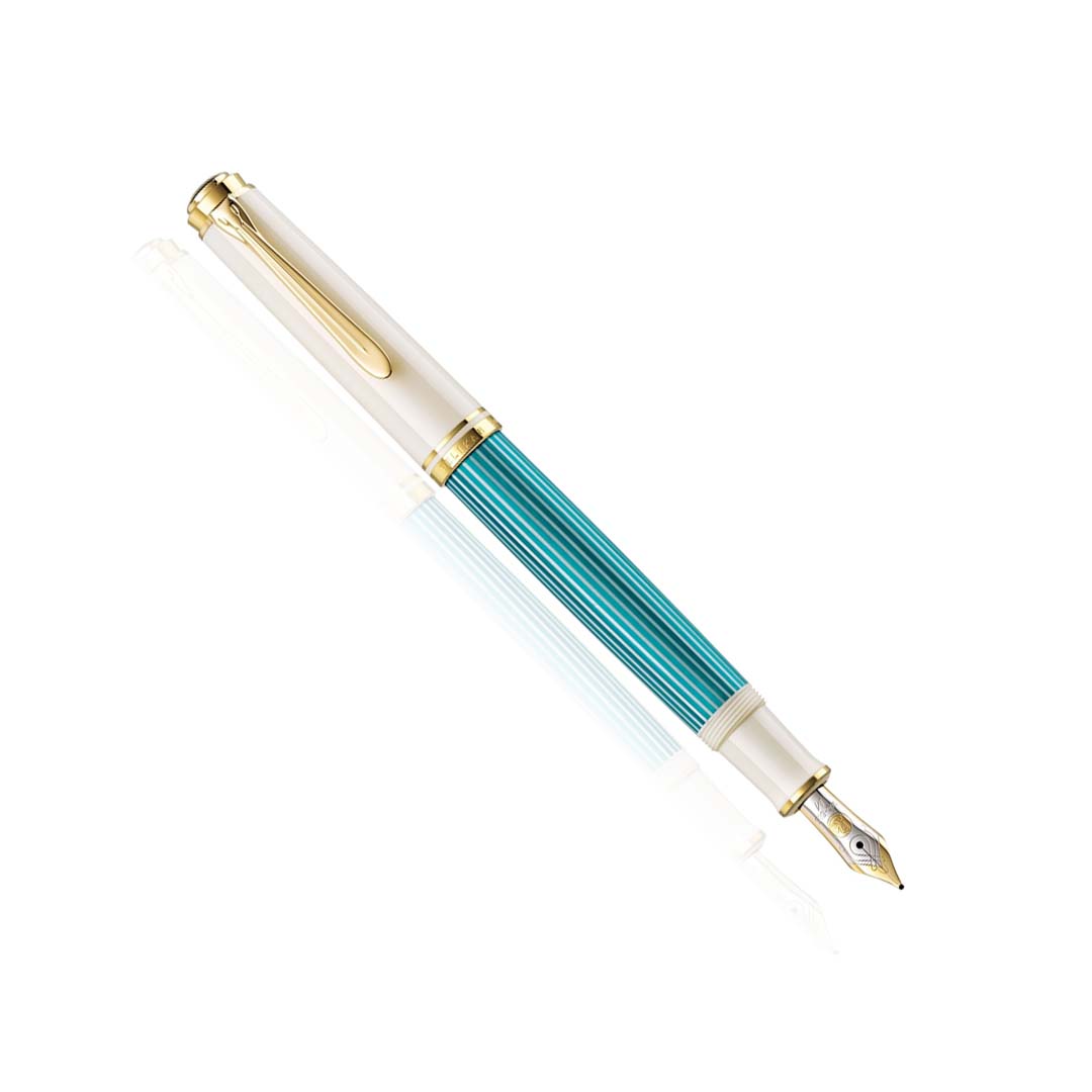 Pelikan M600 Turquoise White Fountain Pens