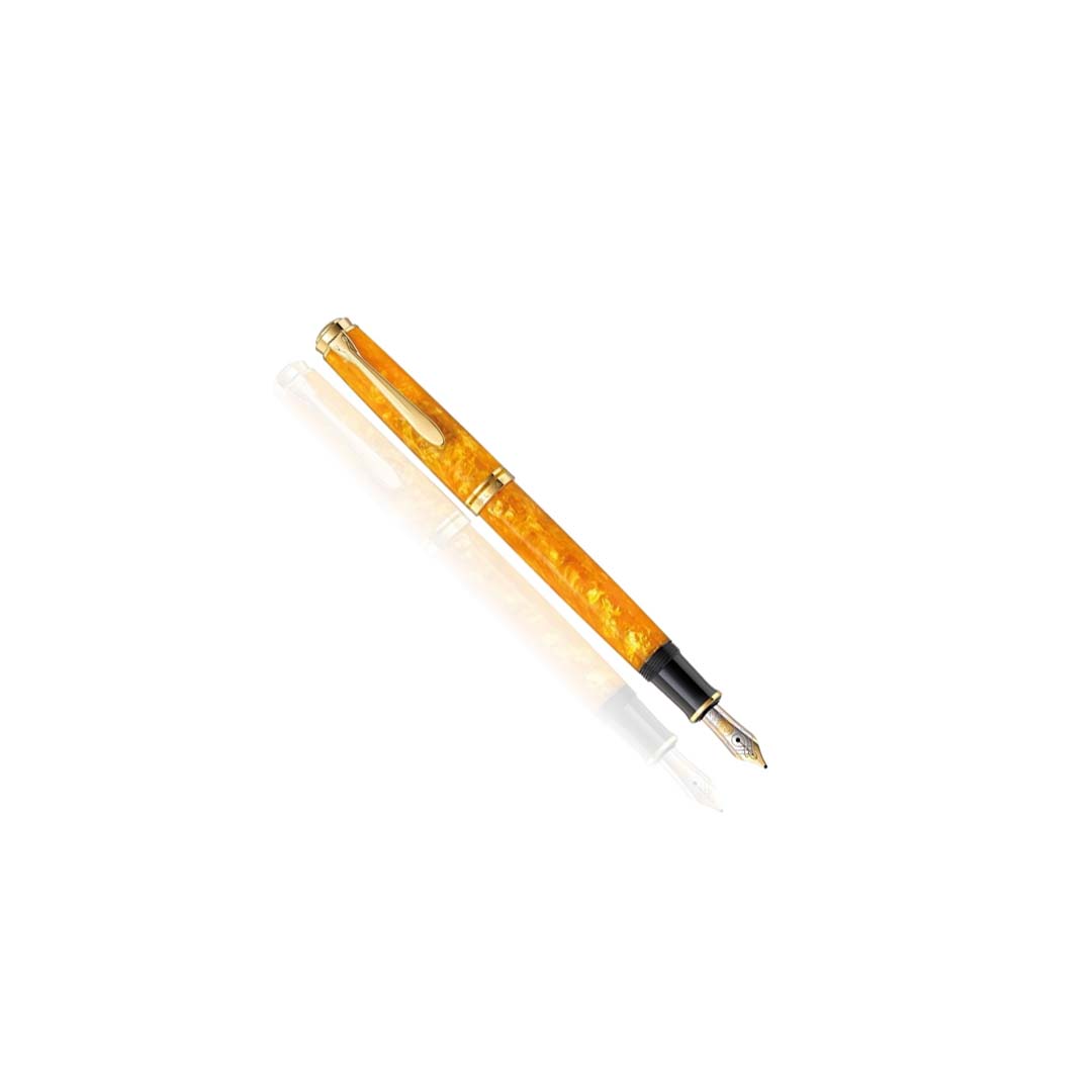 Pelikan M600 Vibrant Orange Fountain Pens