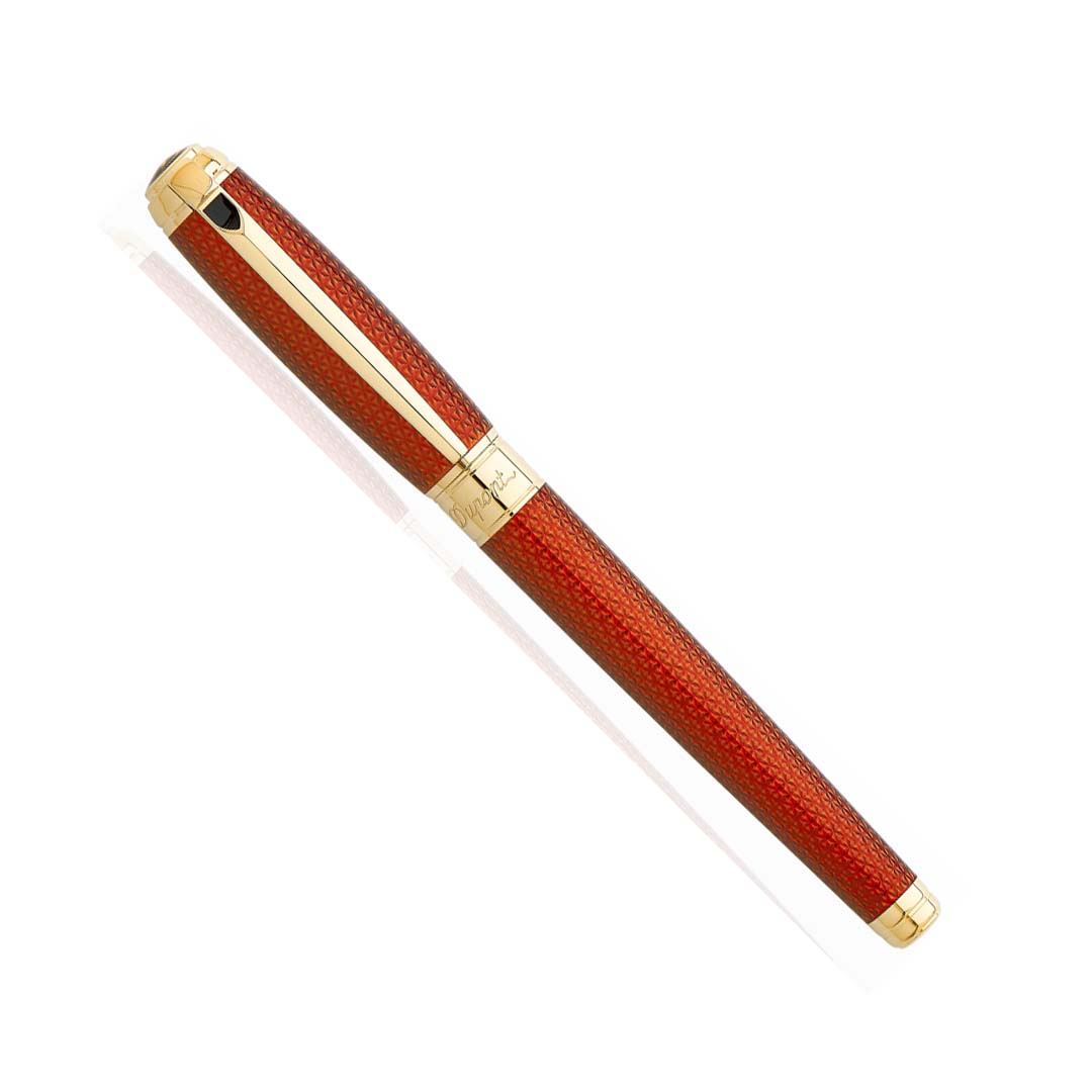 S.T. Dupont Line D Firehead Guilloche Rollerball Pens