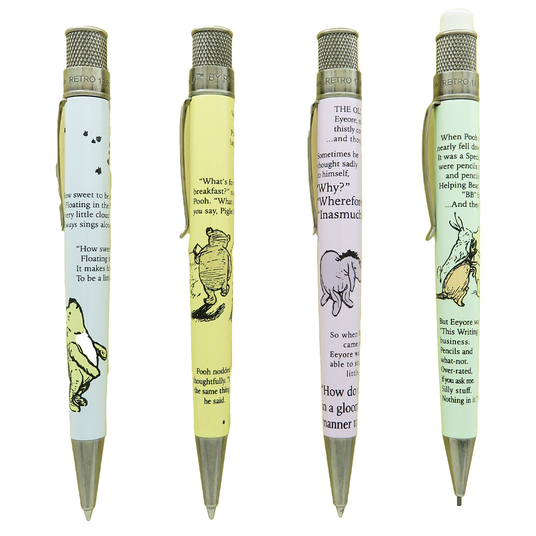 Retro 51 A.A. Milne Winnie the Pooh Collection Multi Pen and Pencil Sets